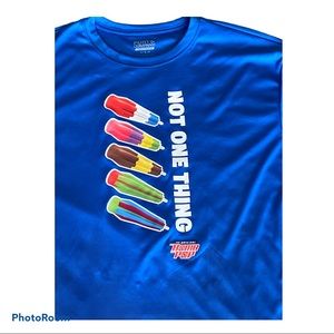 Shirts | Bomb Pop Ice Cream Tshirt Blue Polister Size M | Poshmark